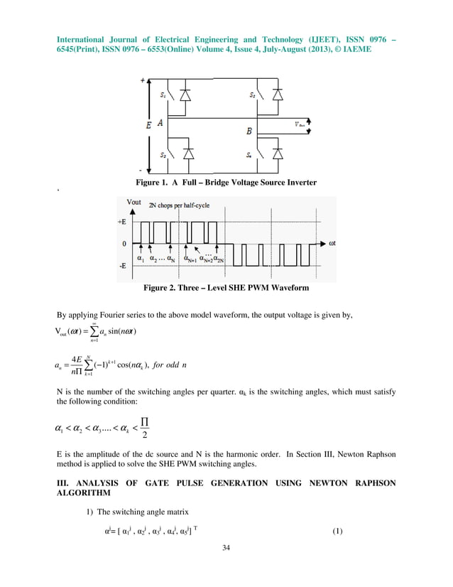 Hopfield neural network based selective harmonic elimination for h bridge | PDF
