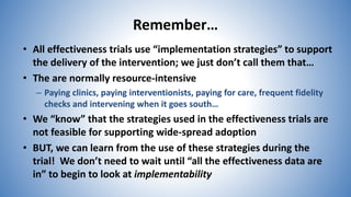 Innovative Study Designs for Implementation Research | PPTX