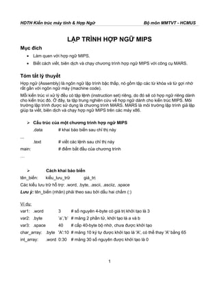 Hop ngu mips | PDF