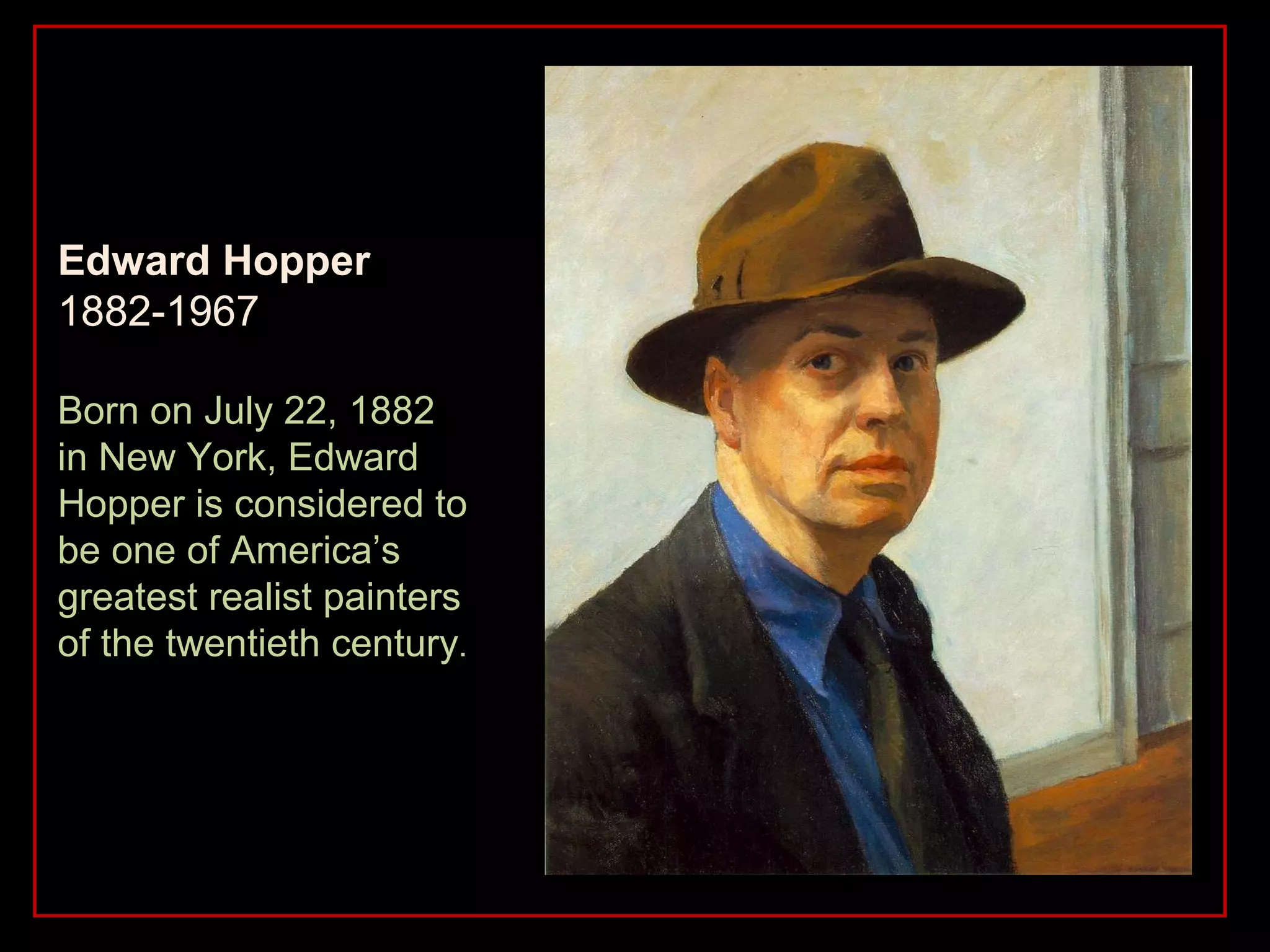 Edward Hopper, a presentation | PPT