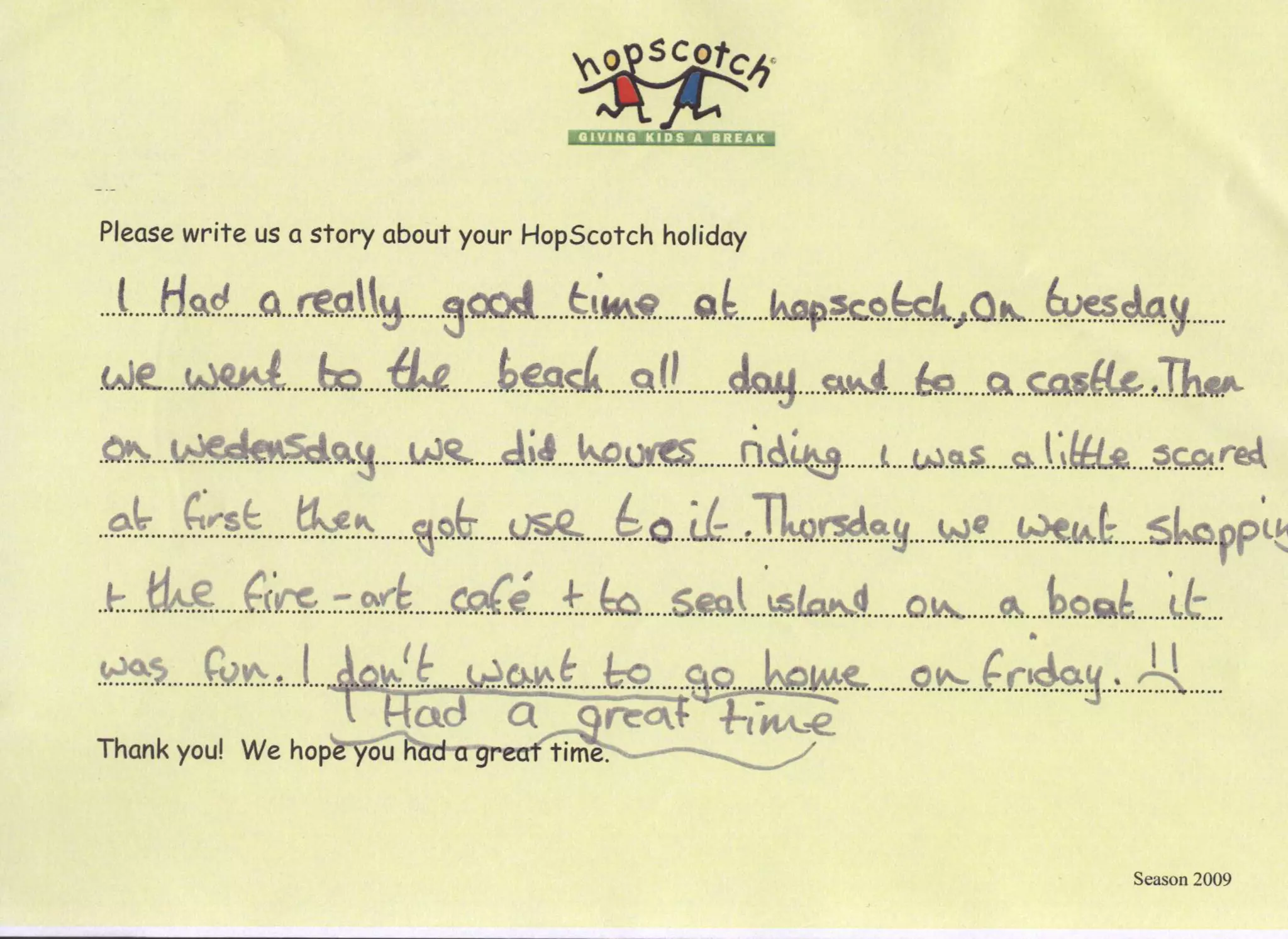 Residential feedback | PDF