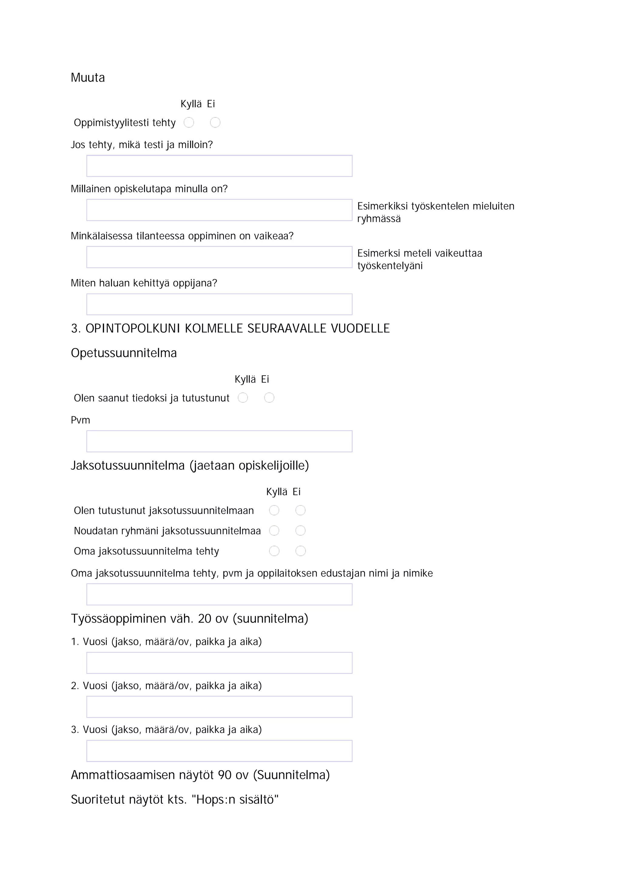 Hops lomake malli_tuloste_wiivista | PDF