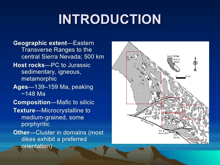 COMPARISON OF DIKE AZIMUTHS IN THE INDEPENDENCE DIKE SWARM, CALIFORNI…
