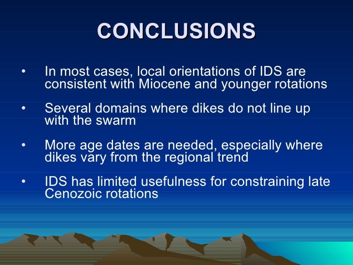 COMPARISON OF DIKE AZIMUTHS IN THE INDEPENDENCE DIKE SWARM, CALIFORNI…