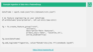 Hopsworks Feature Store 2.0 a new paradigm | PPT