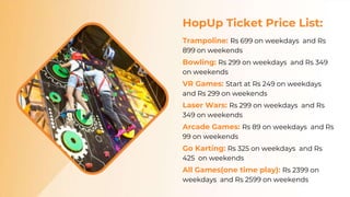 Discover Exciting Games at HopUp Trampoline Park Chandigarh | PPT
