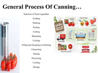 Canning Of Fruits And Vegetables | PPTX
