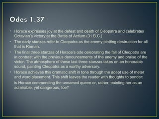 Unit Ten - Horace | PPT