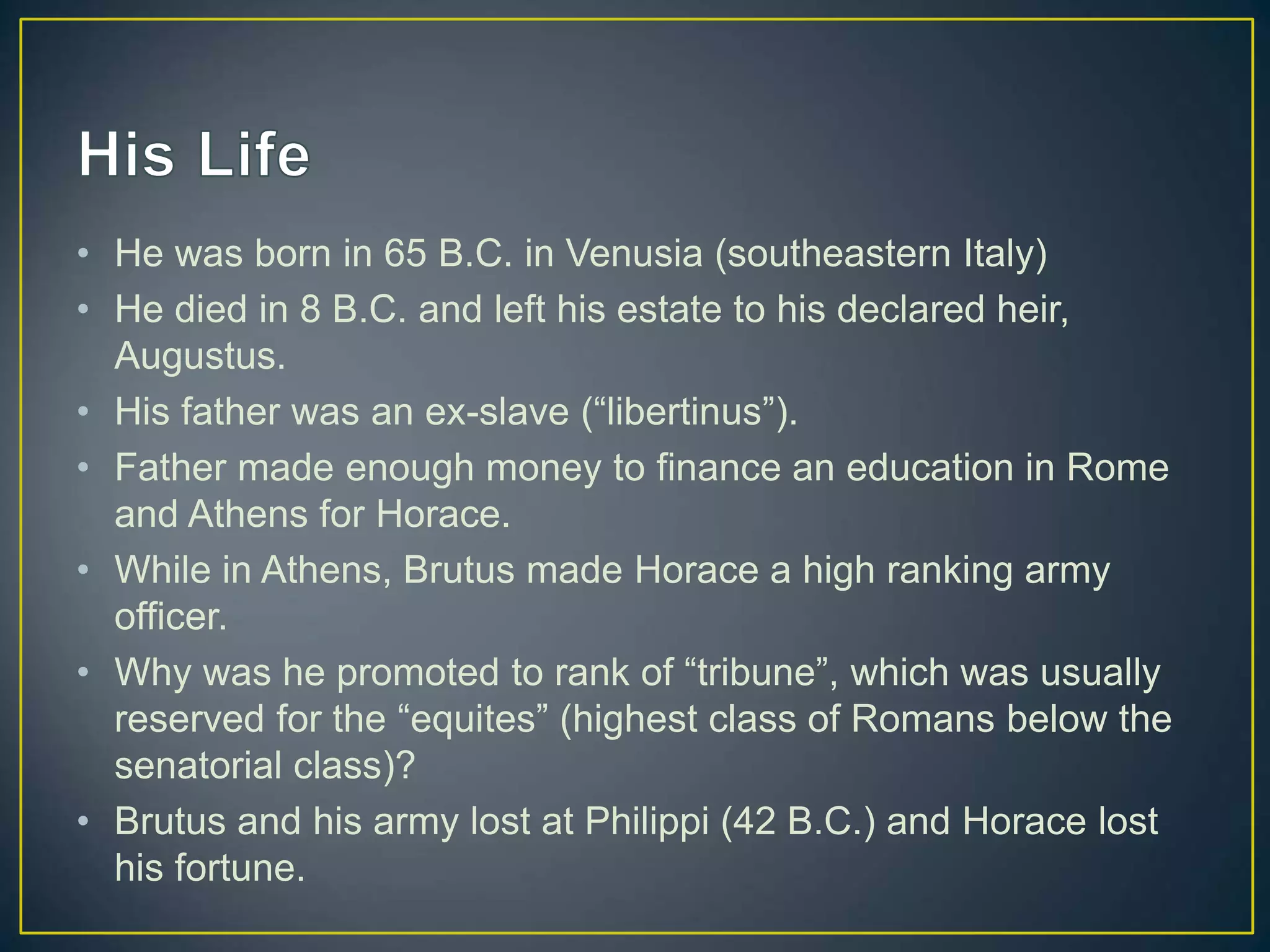 Horace-.ppt