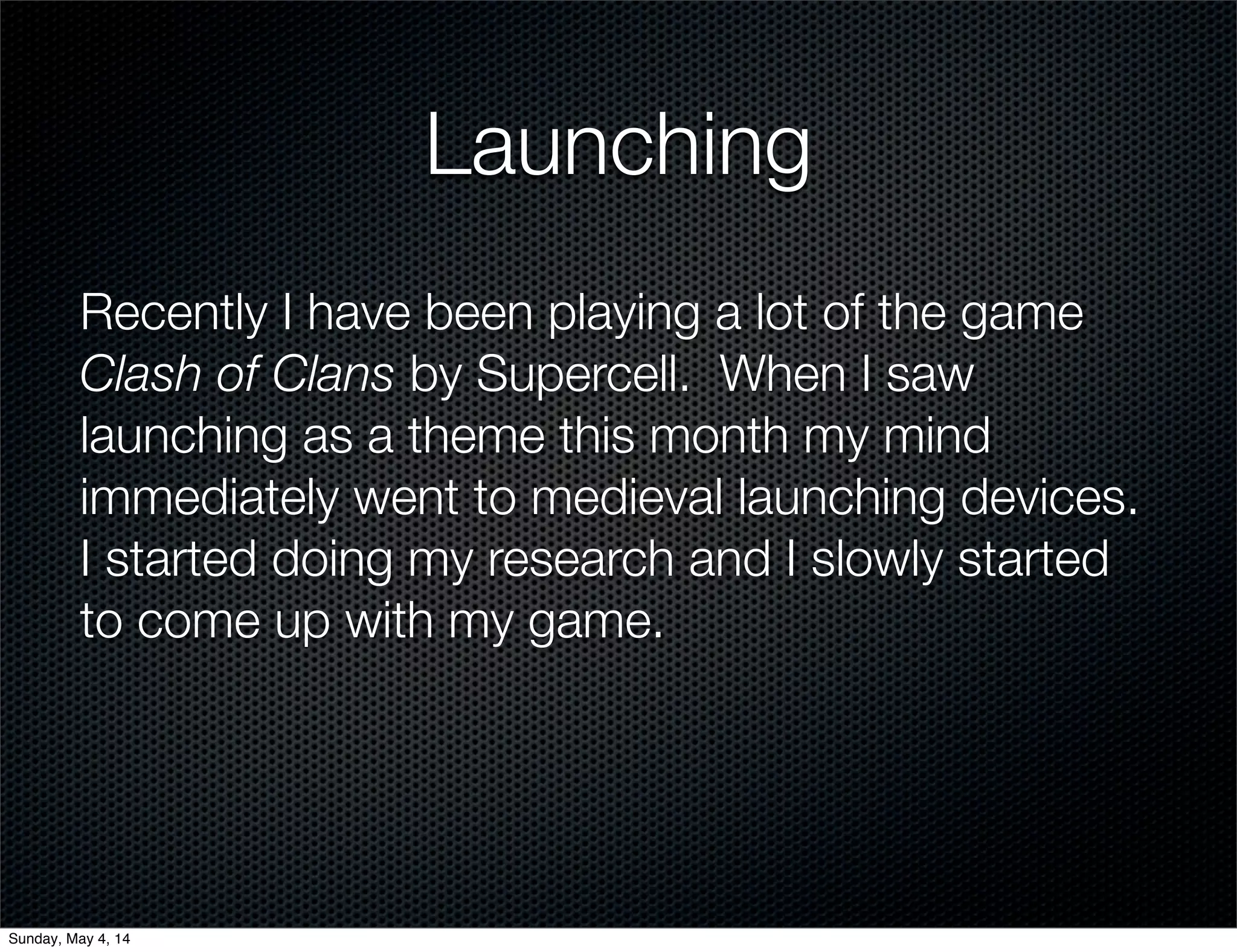 Catapult Capers Postmoterm | PPT