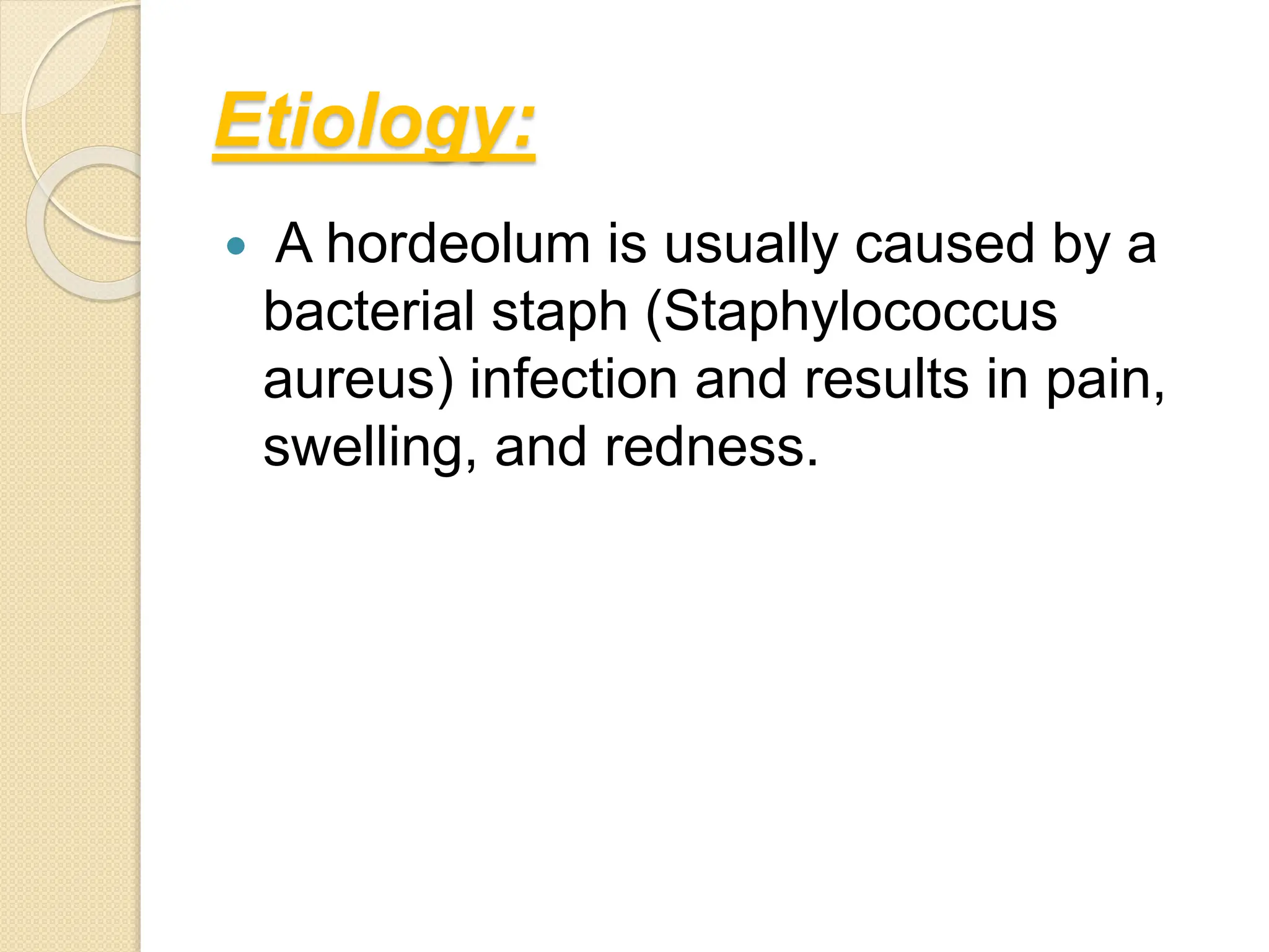 HORDEOLUM topic.pptx . | PPTX