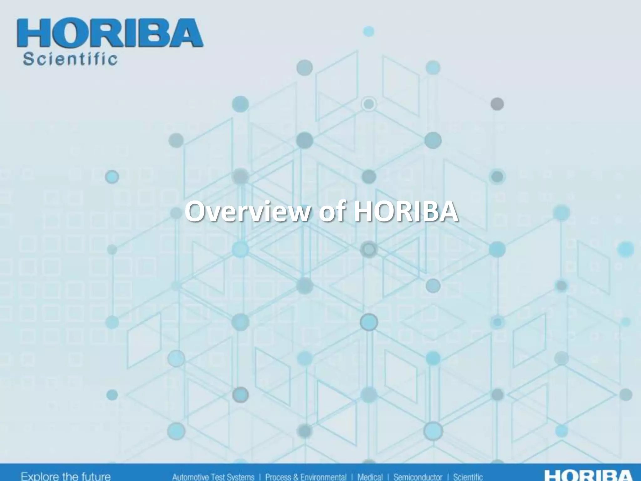 HORIBA Overview | PPTX
