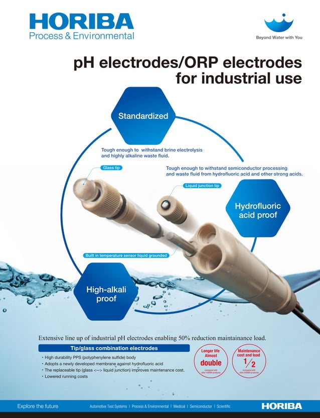 HORIBA_pH_6151_more pH/ORP electrodes for industrial use.pdf | Chemistry | Science