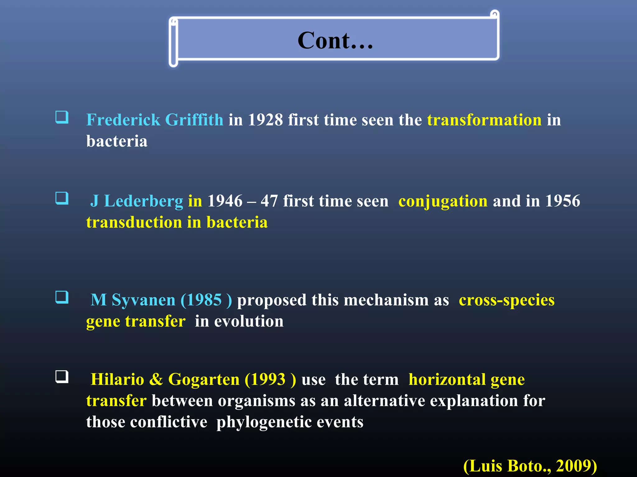 Horizantal gene transfer in evolution of nematodes | PPT