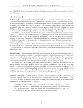 Horizon: A Gas-Efficient Trustless Bridge for Cross-Chain Transactions | PDF | Information and ...