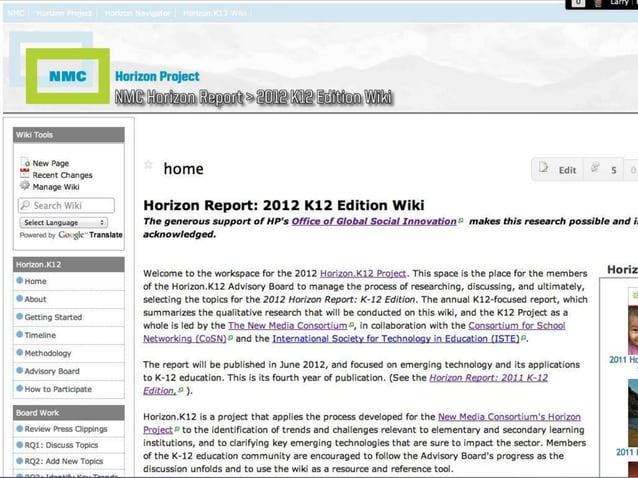 NMC Horizon Report > 2012 K-12 Edition Presentation | PPTX