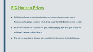 EIC Accelerator pilot | PPT