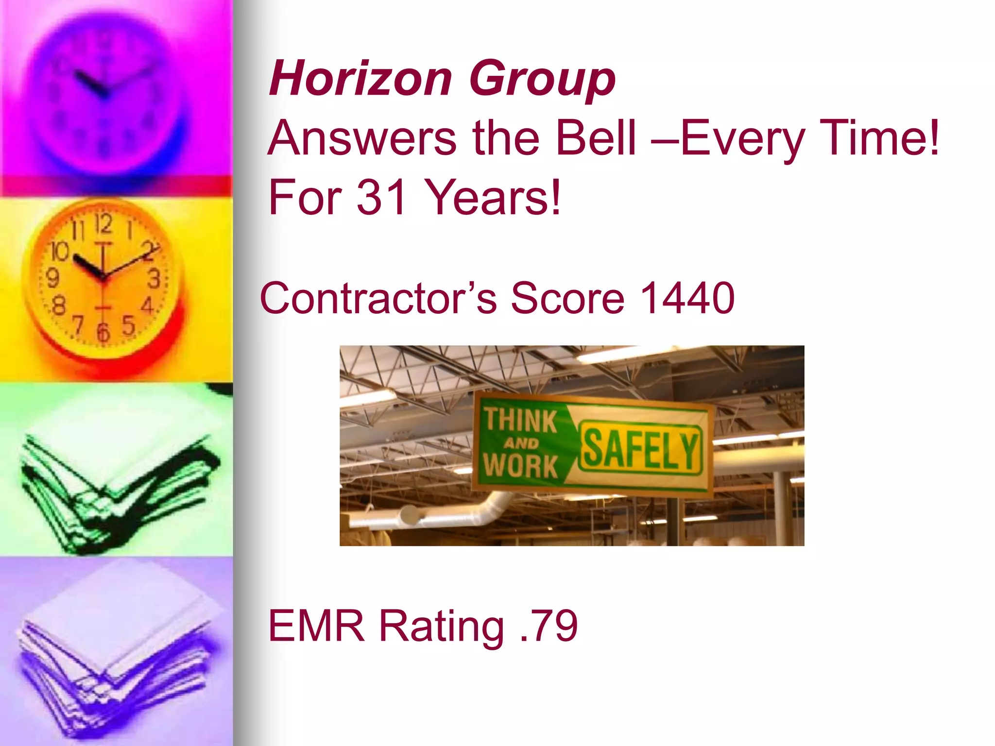 Horizon group answers the bell jack marcus-2016 | PPT