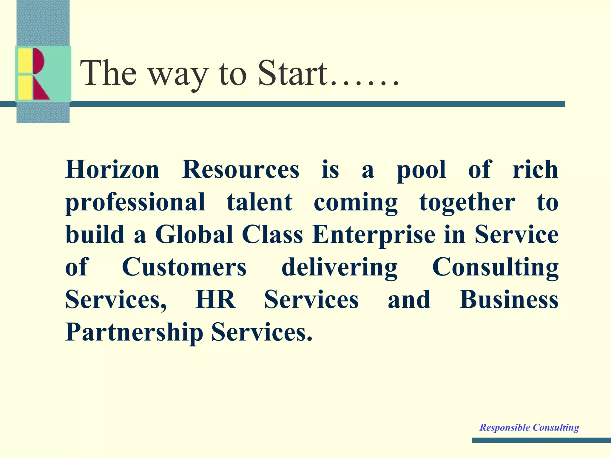 Horizon Presentation | PPT | Free Download