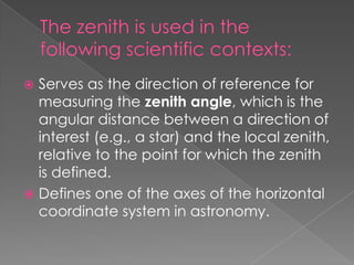 Horizon system of coordinates | PPTX