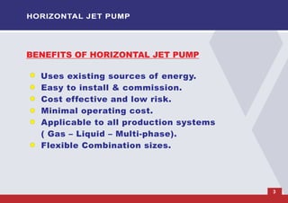 Horizontal Jet Pump | PPT