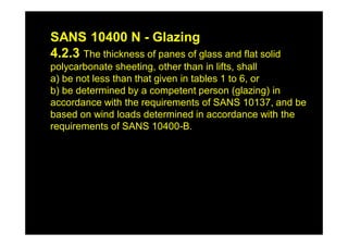 Horizontal and overhead glazing | PDF