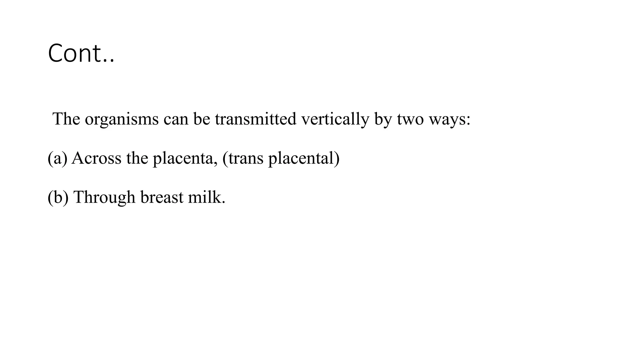 HORIZONTAL AND VERTICAL transmision of infectious | PPTX
