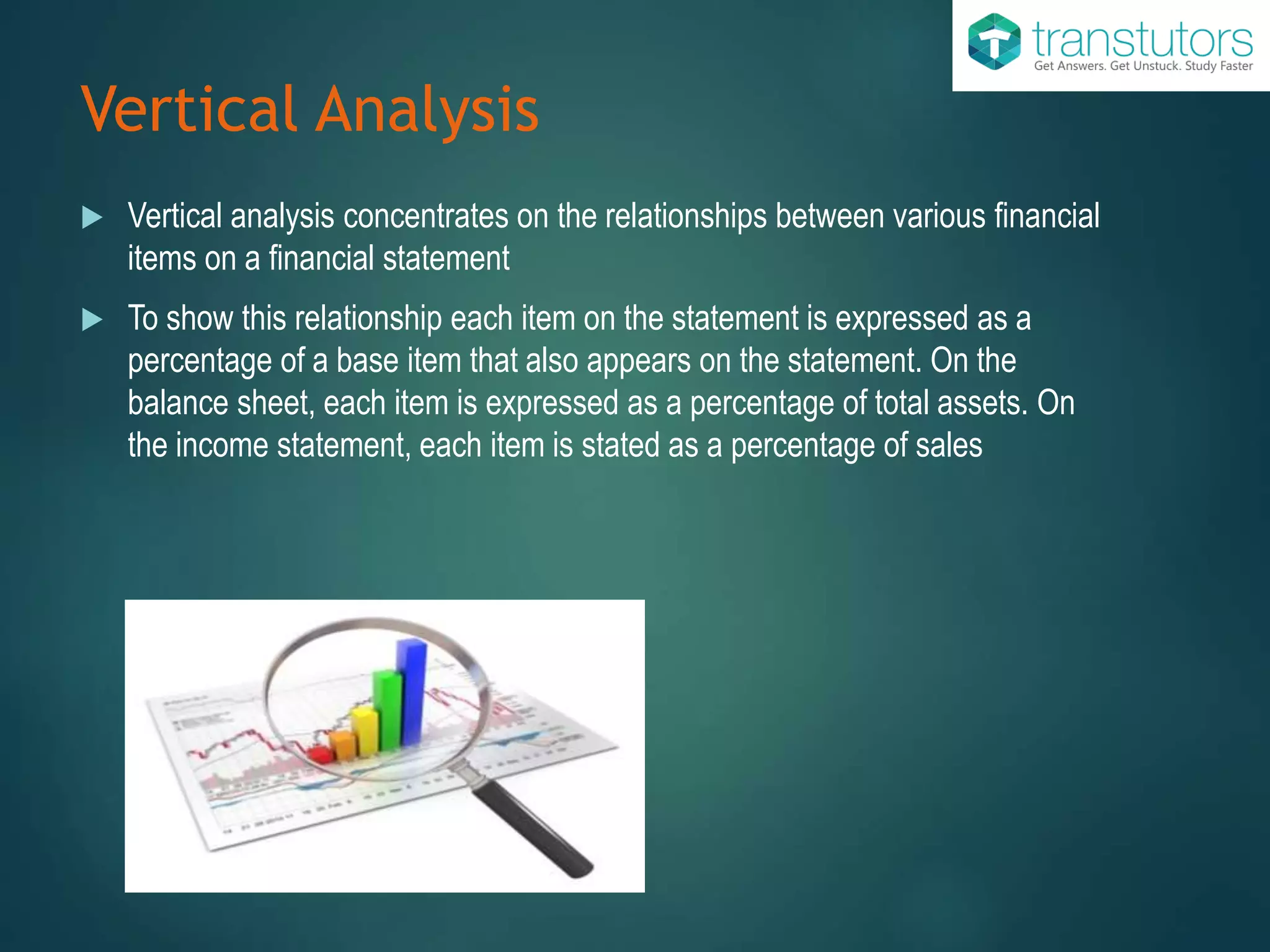Horizontal and Vertical Analysis | Accounting | PPTX