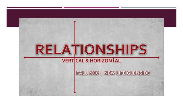 Horizontal and Vertical Relationship by Ms. Kinjal Pandya | PPT