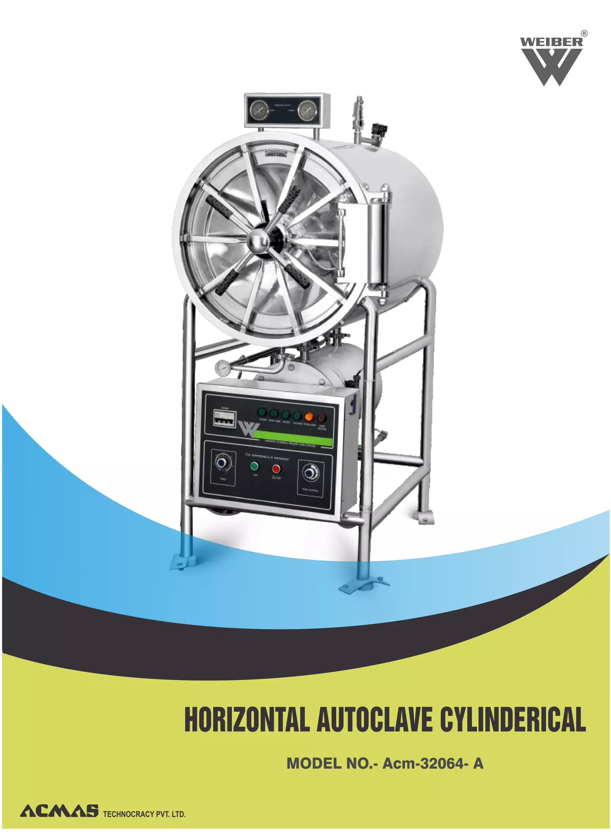 Horizontal Autoclave (Cylindrical) by ACMAS Technologies Pvt Ltd. | PDF
