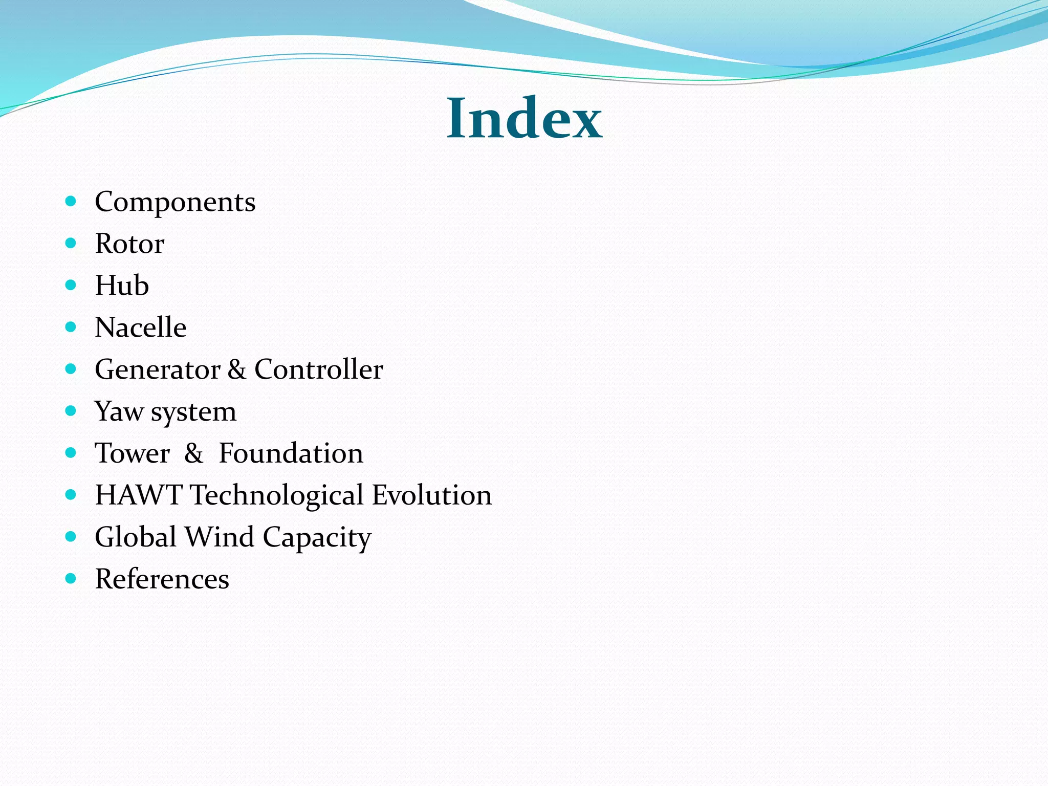 Horizontal axis wind turbine | PPTX