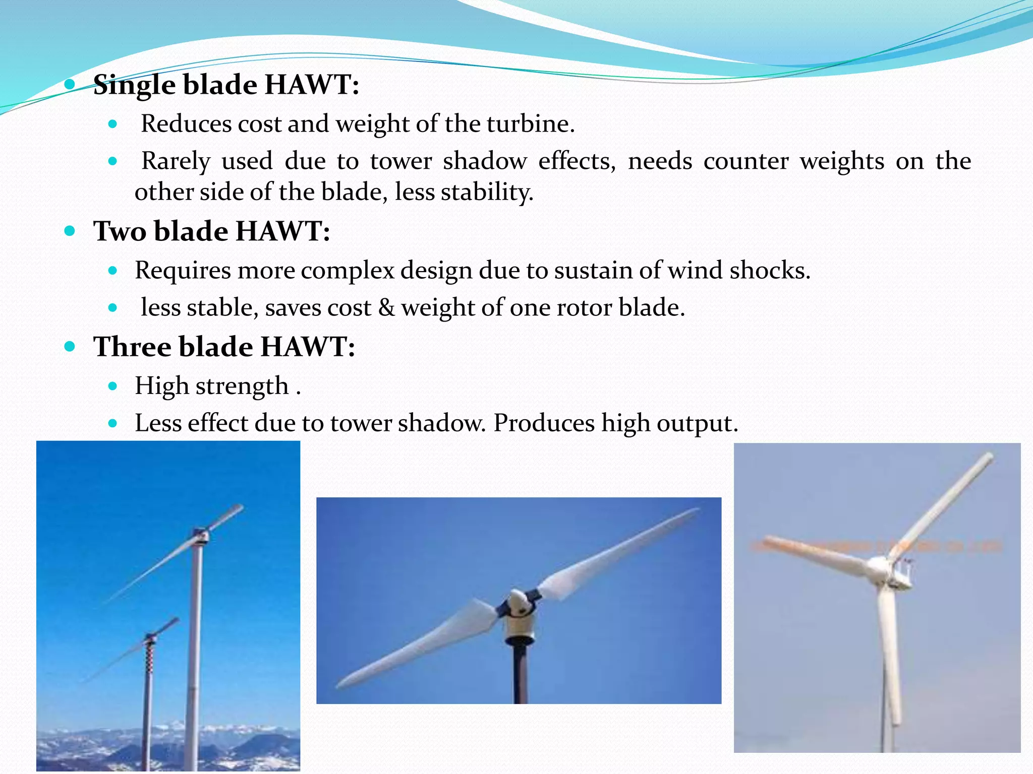 Horizontal axis wind turbine | PPTX