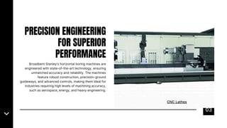 Horizontal Boring Machines - Broadbent Stanley | PPT