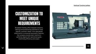 Horizontal Boring Machines - Broadbent Stanley | PPT