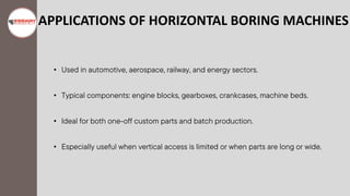 Horizontal Boring Machine and How It Works | PDF