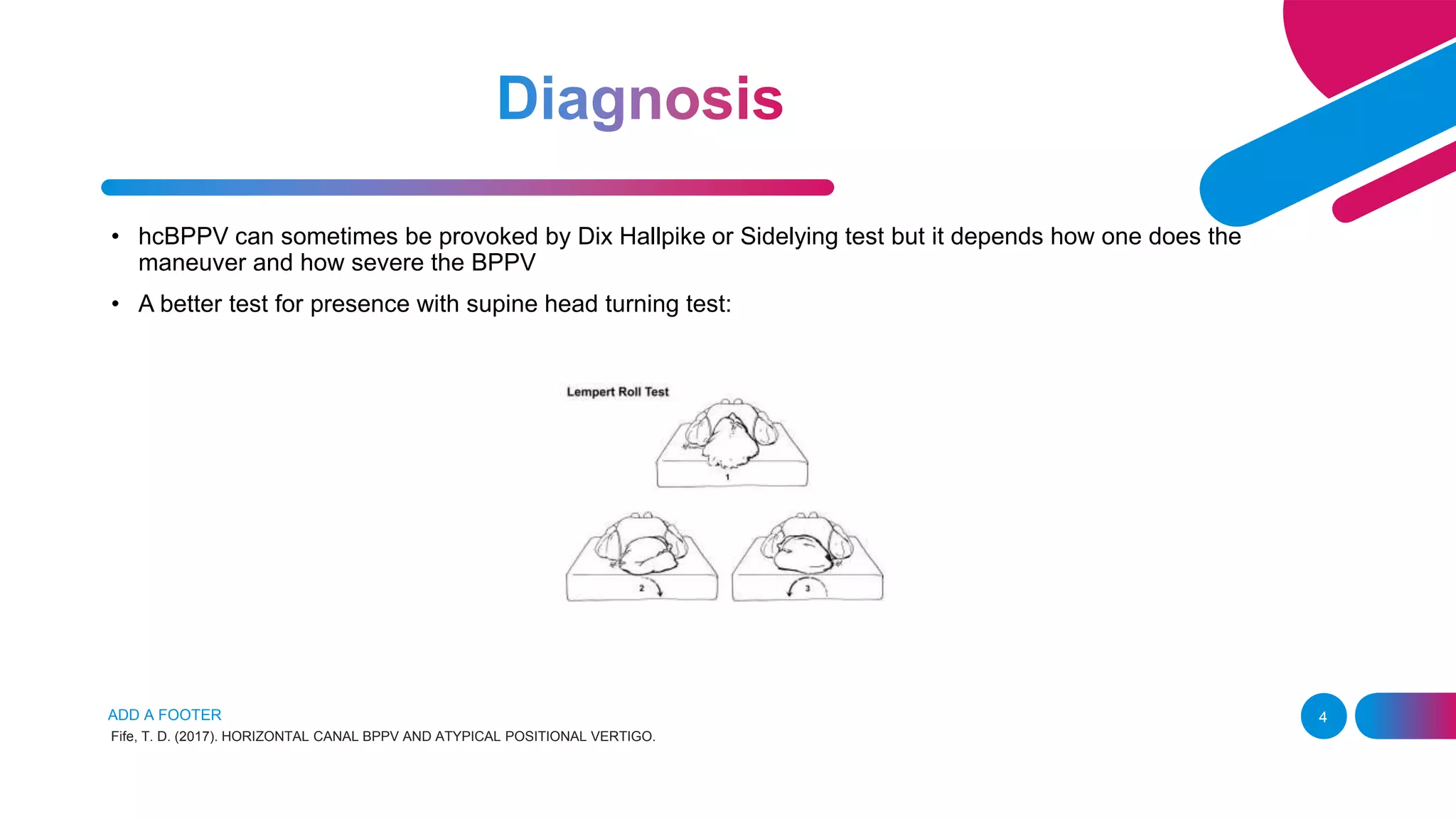 Horizontal Canal BPPV and Other Positional Vertigos | PPTX | Brain and ...