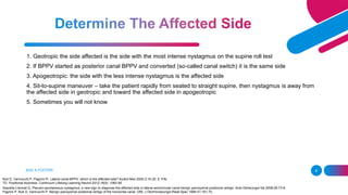 Horizontal Canal BPPV and Other Positional Vertigos | PPTX