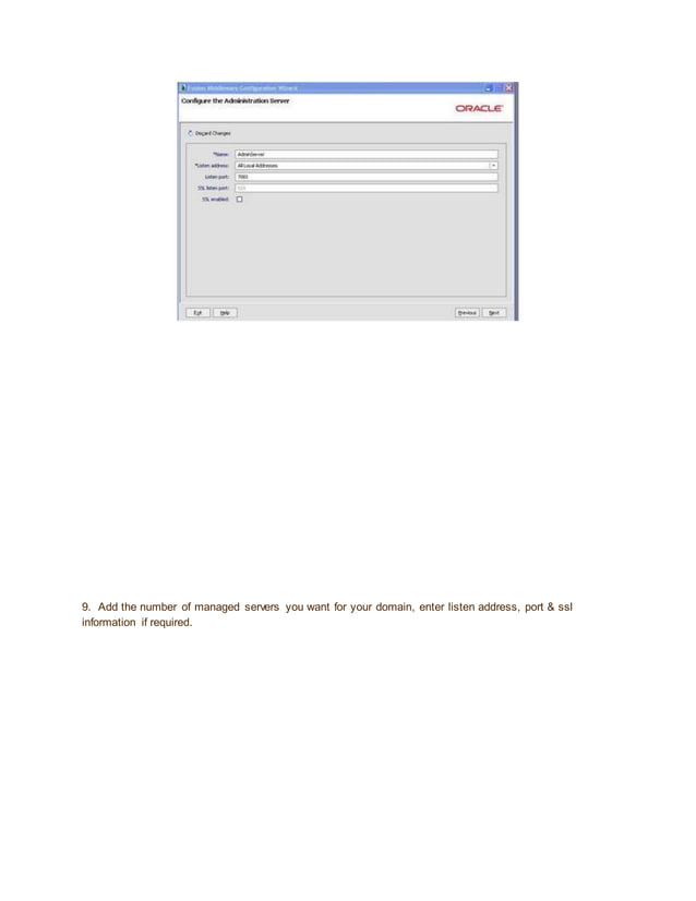 Horizontal clustering configuration steps | DOCX