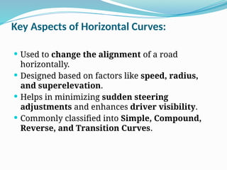 Introduction to horizontal curve in Highways .pptx