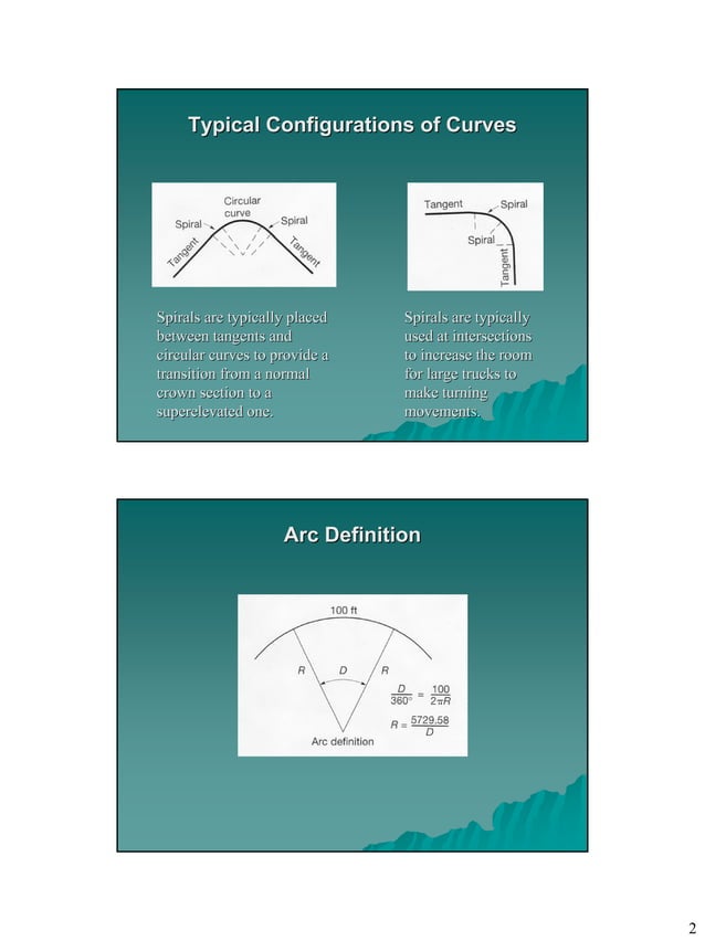 Horizontal curves | PDF