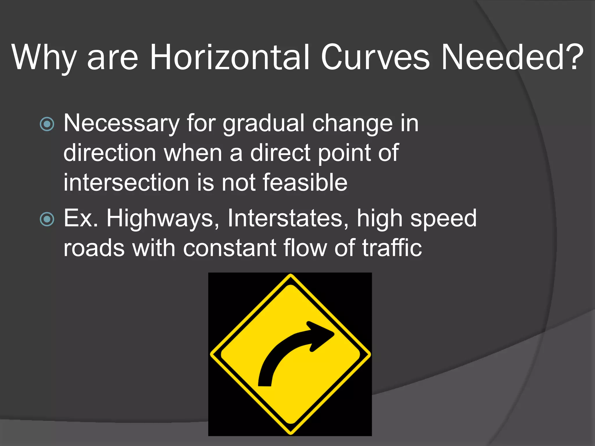 Horizontal curves PRESENTATION | PDF