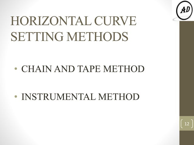 Horizontal Curves | PPTX