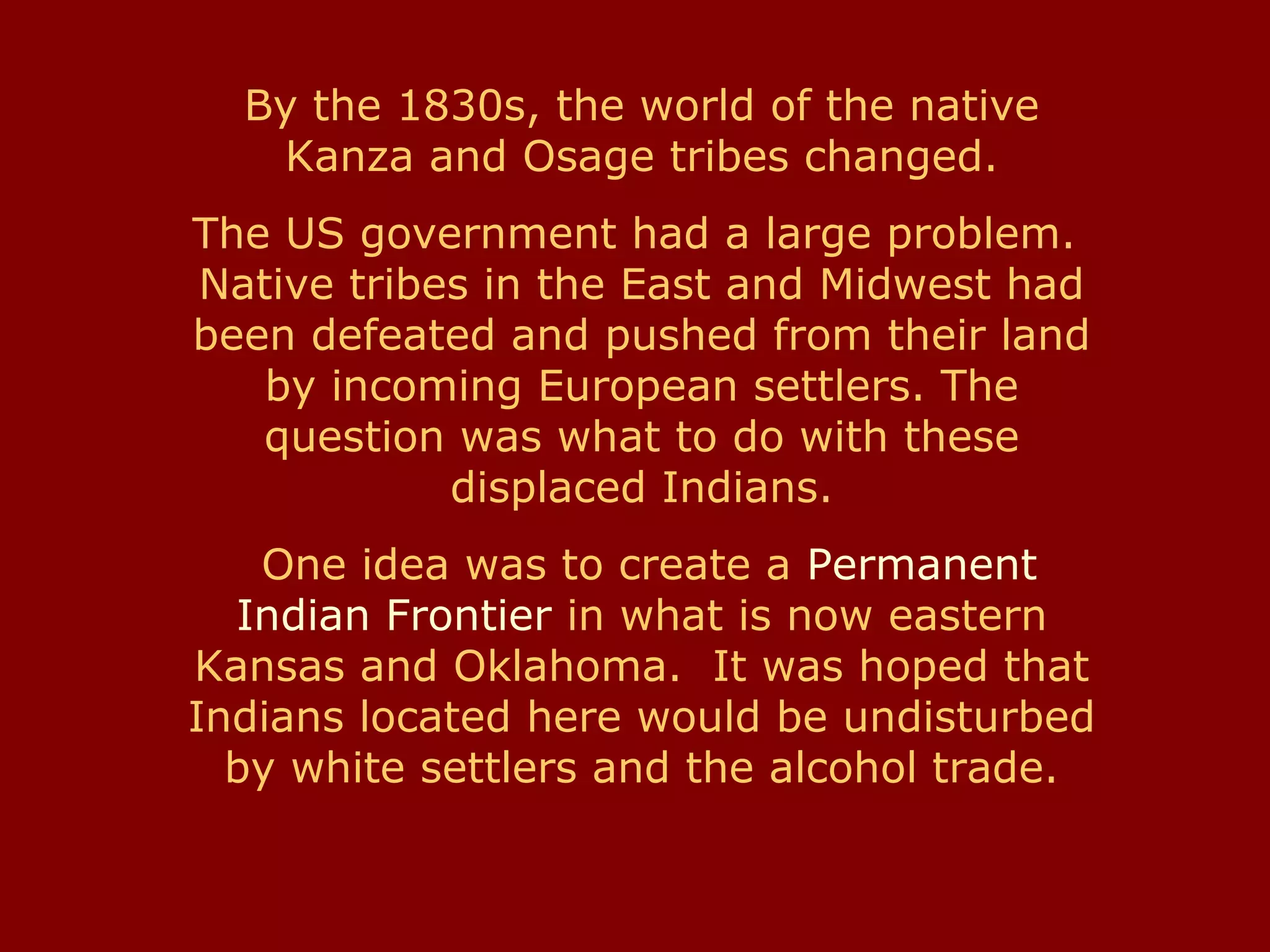 Emigrant Native Americans in Franklin County Kansas | PPT