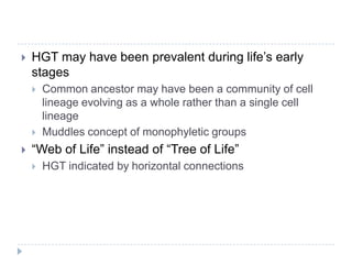 Horizontal gene transfer | PPTX