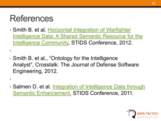 Horizontal Integration of Big Intelligence Data | PPTX | Databases | Computer Software and ...