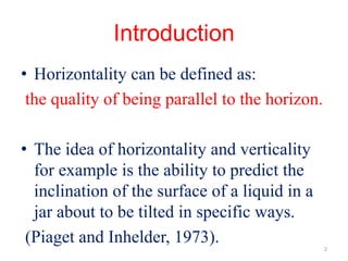 Adults' perception of Horizontality: A Sri lankan Experience | PPT