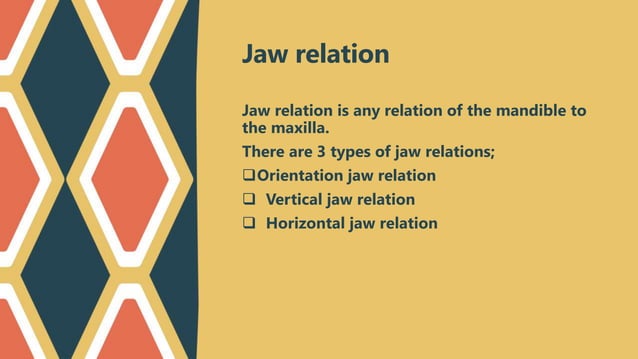 HORIZONTAL JAW RELATION - prosthodontics | PPTX