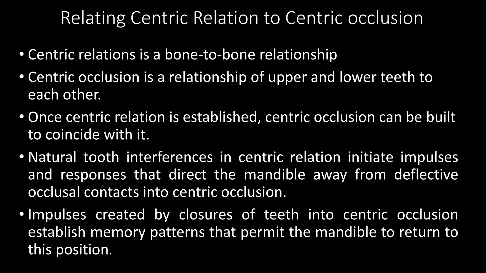 HORIZONTAL JAW RELATIONS - jaw relation pptx | PPTX