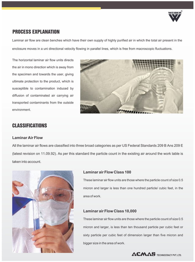 Horizontal laminar air flow | PDF