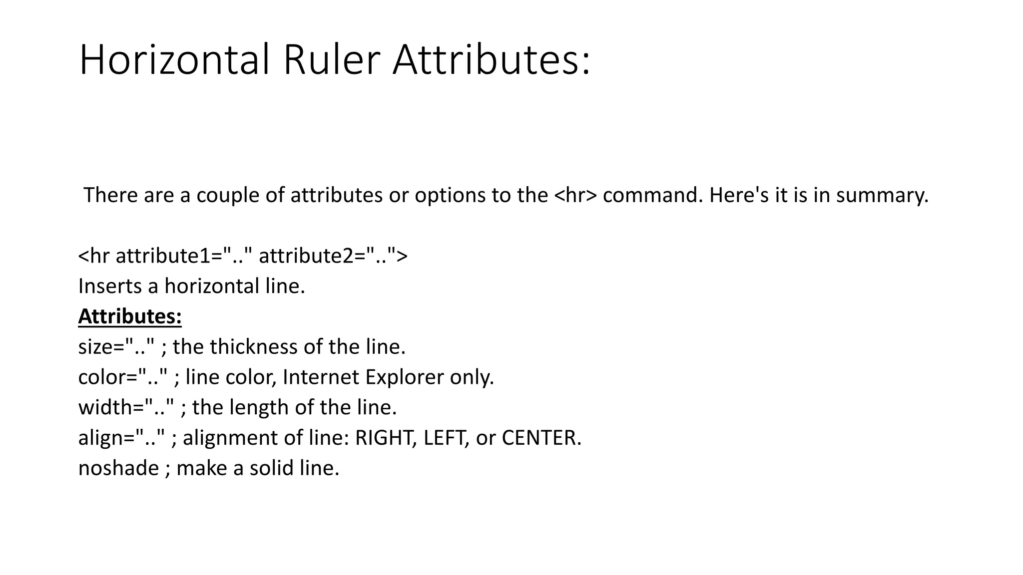 Horizontal lines! | PPT